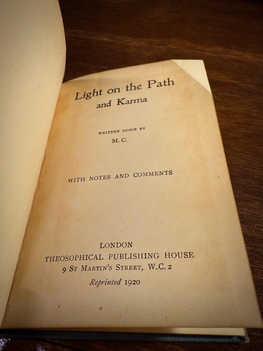 Light on the Path by Mabel Collins – The Rose Books & Obscurities