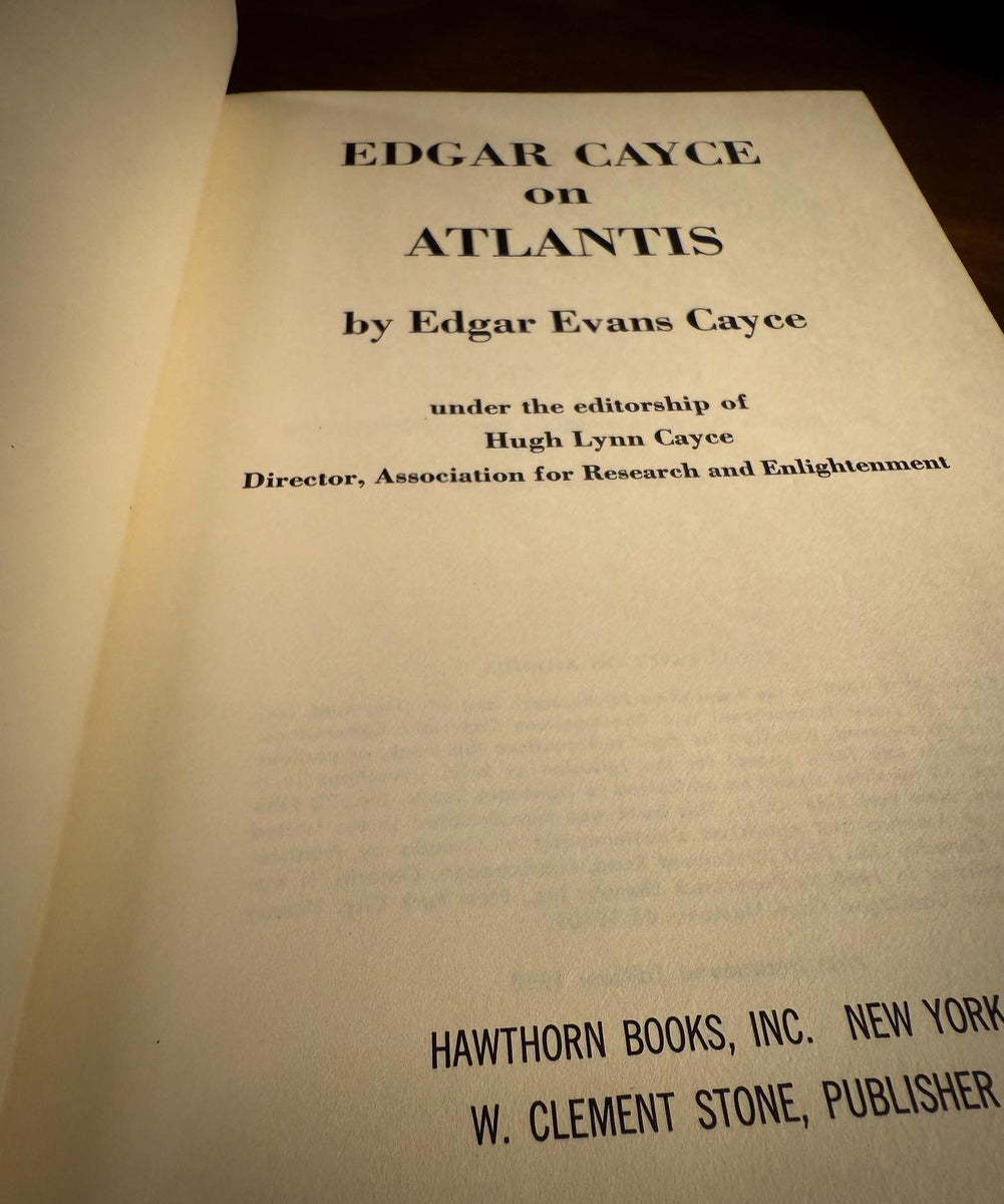 Edgar Cayce on Atlantis [Signed Presentation Copy] by Edgar Cayce – The ...