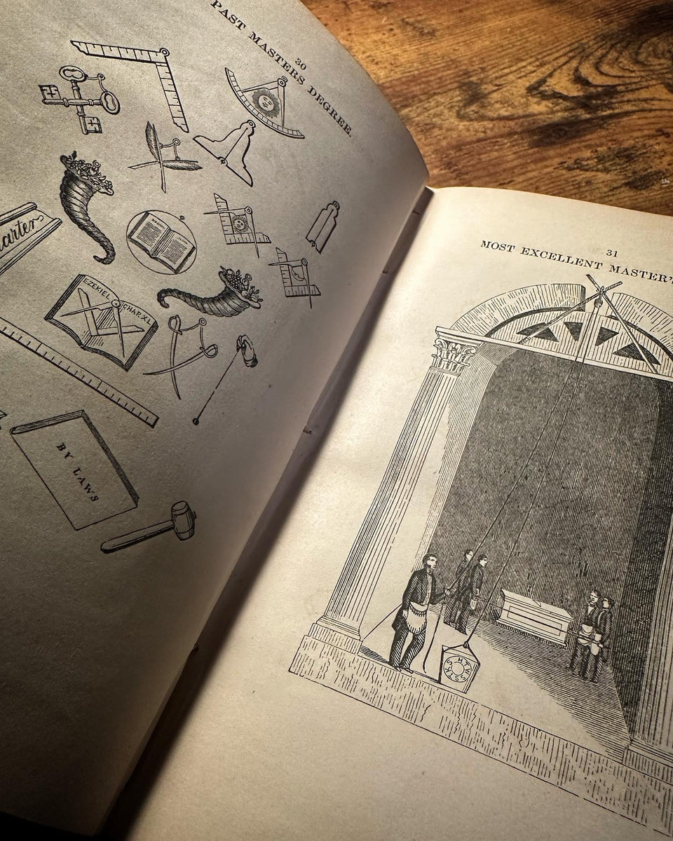 The True Masonic Chart of Hieroglyphic Monitor by Jeremy L. Cross – The ...