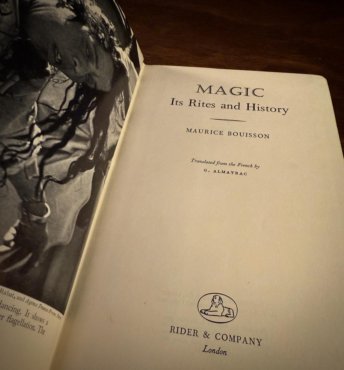 Magic Its Rites and History by Maurice Bouisson – The Rose Books ...