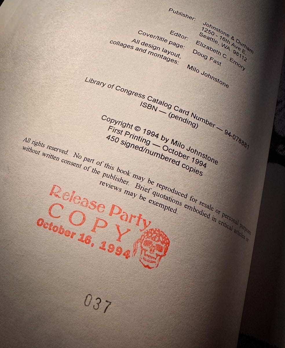 The Magic Decade SIGNED by Milo Johnstone – The Rose Books & Obscurities