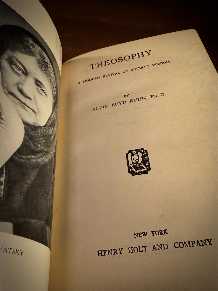 Theosophy SIGNED by Alvin Boyd Khun – The Rose Books & Obscurities
