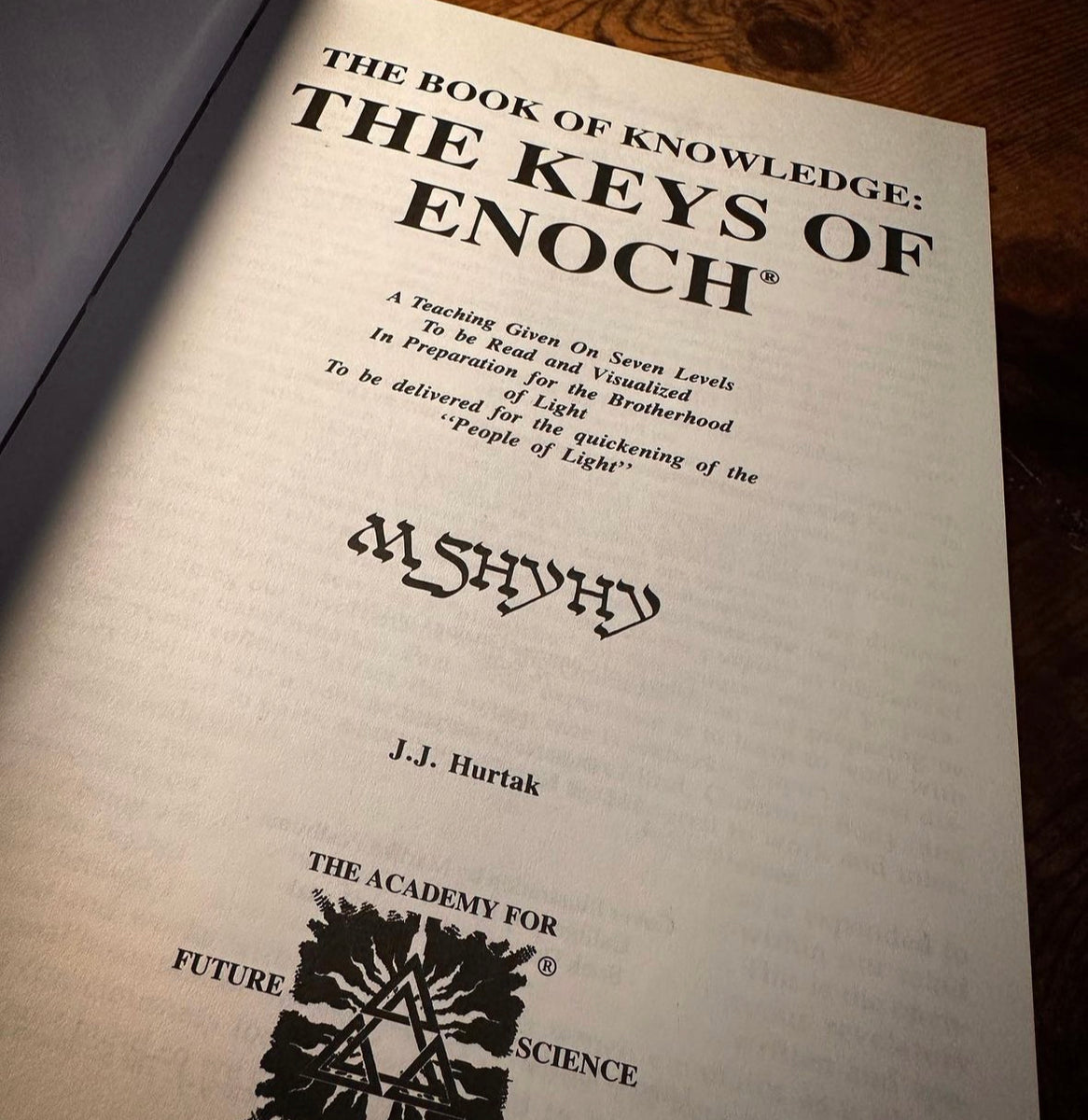 The Book of Knowledge THE KEYS OF ENOCH – The Rose Books & Obscurities