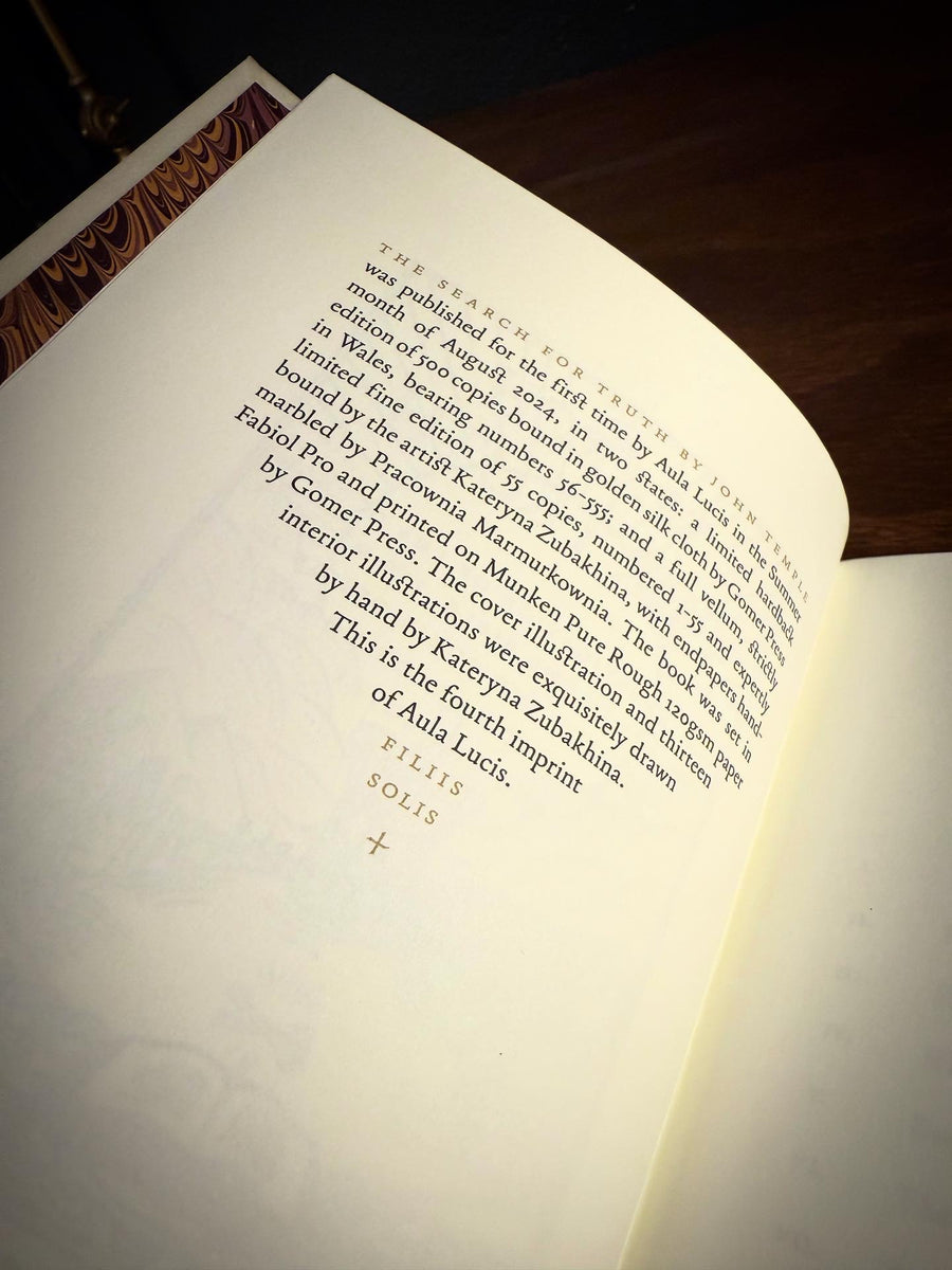The Search for Truth by John Temple – The Rose Books & Obscurities