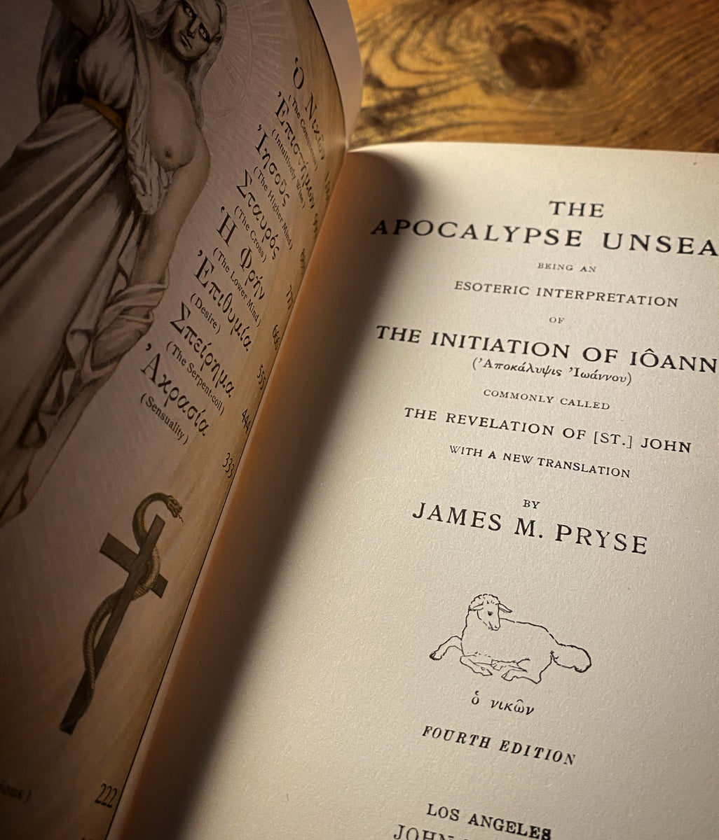 The Apocalypse Unsealed by James M. Pryse – The Rose Books & Obscurities
