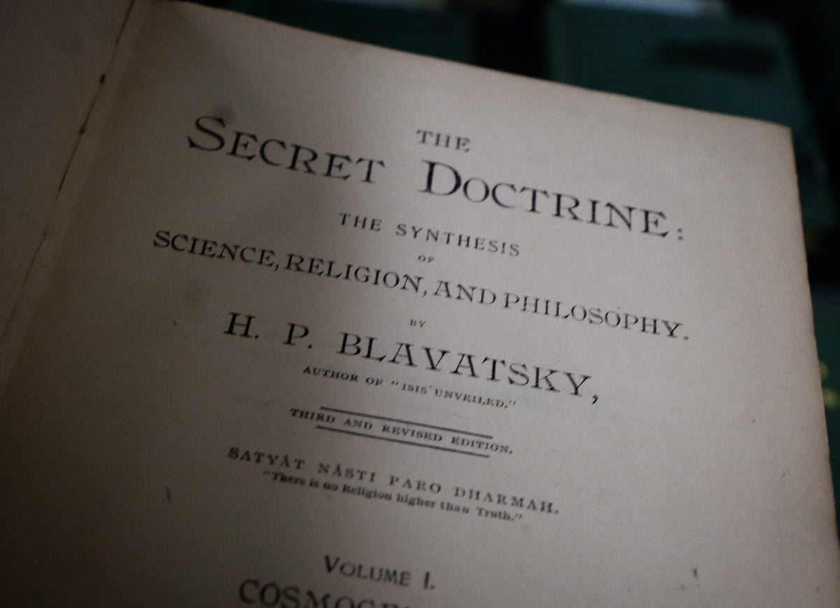 The Secret Doctrine by H.P. Blavatsky - Complete Set + Index – The Rose ...