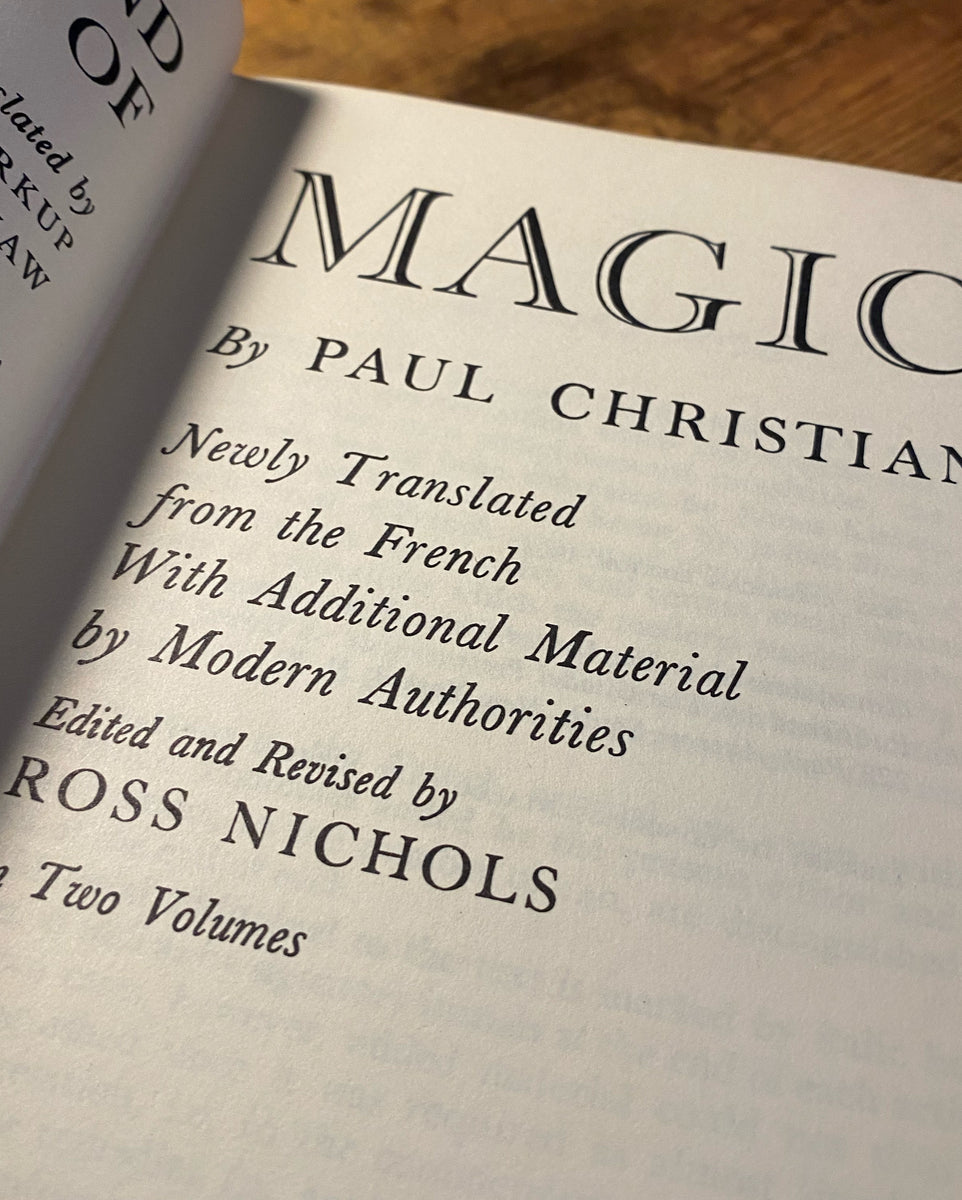 The History and Practice of Magic By Paul Christian – The Rose Books ...