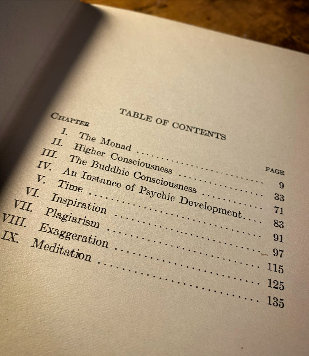 The Monad (1923)by C.W. Leadbeater – The Rose Books & Obscurities