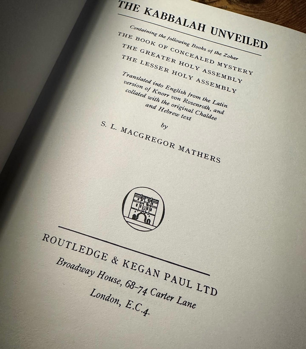 The Kabbalah Unveiled by MacGregor Mathers – The Rose Books & Obscurities