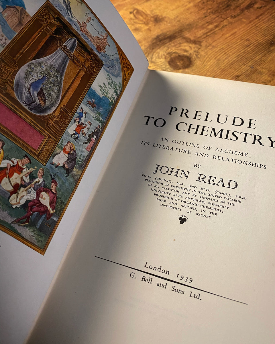 Prelude to Chemistry by John Read (1939) – The Rose Books & Obscurities